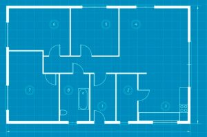 Interior Partitions Layout Drawing - HSN Interiors Private Limited